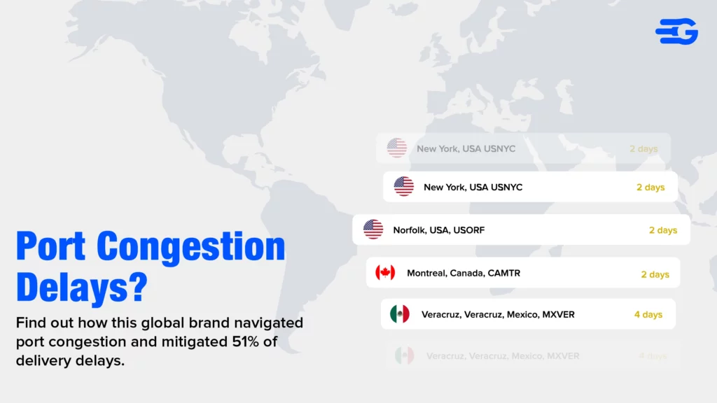 Navigate Port Congestion To Mitigate 51% Of Delivery Delays: Case Study